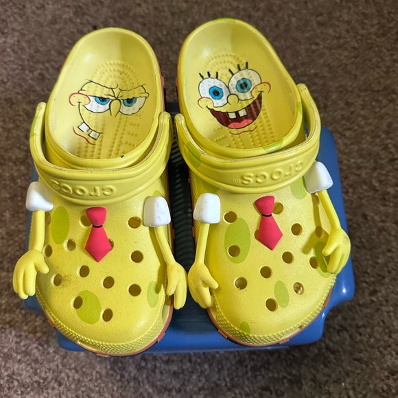 CROCS | Shoes | Crocs Kids Spongebob Yellow Clogs | Poshmark